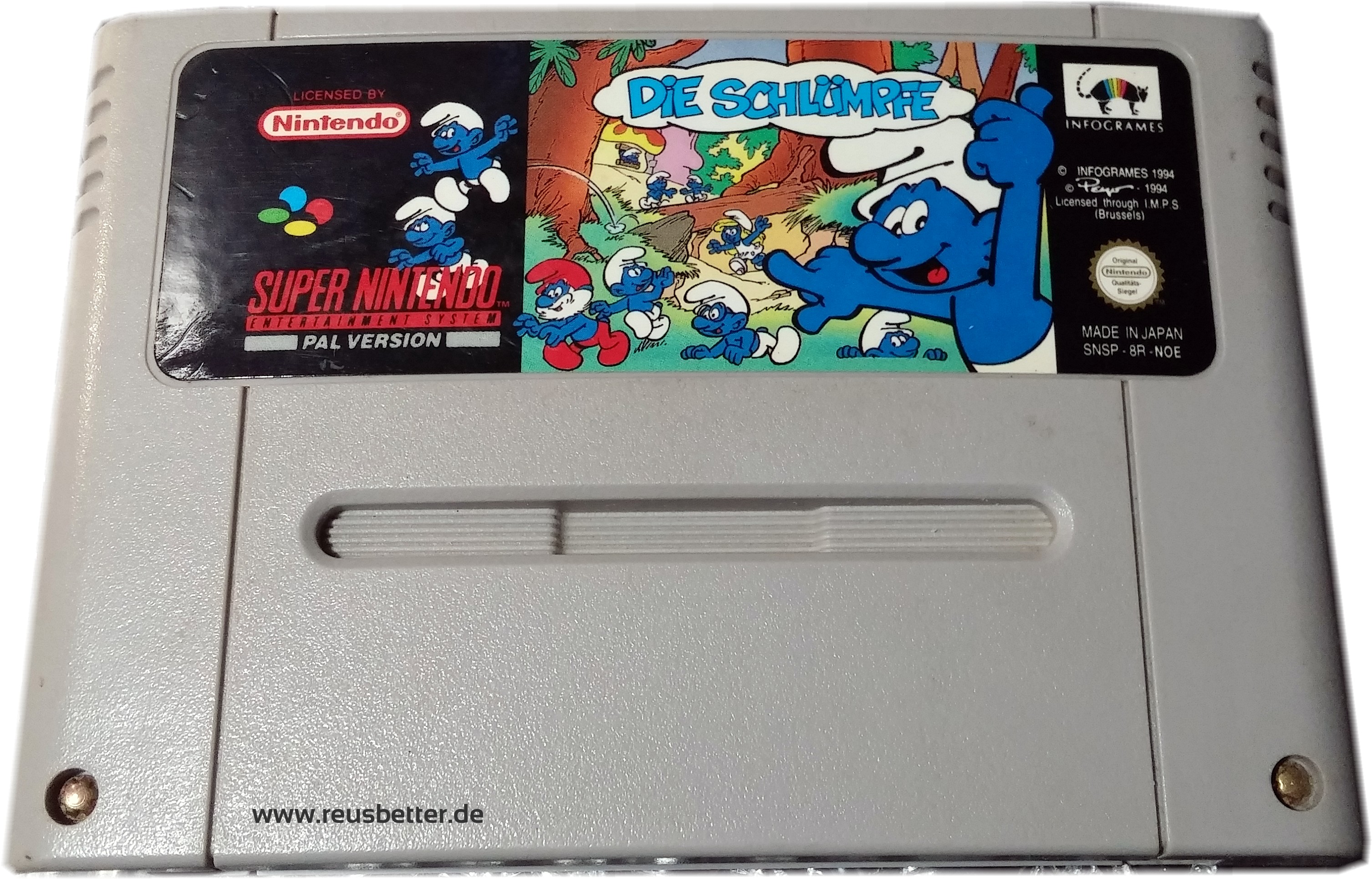 Die Schlümpfe The Smurfs Super Nintendo SNES
