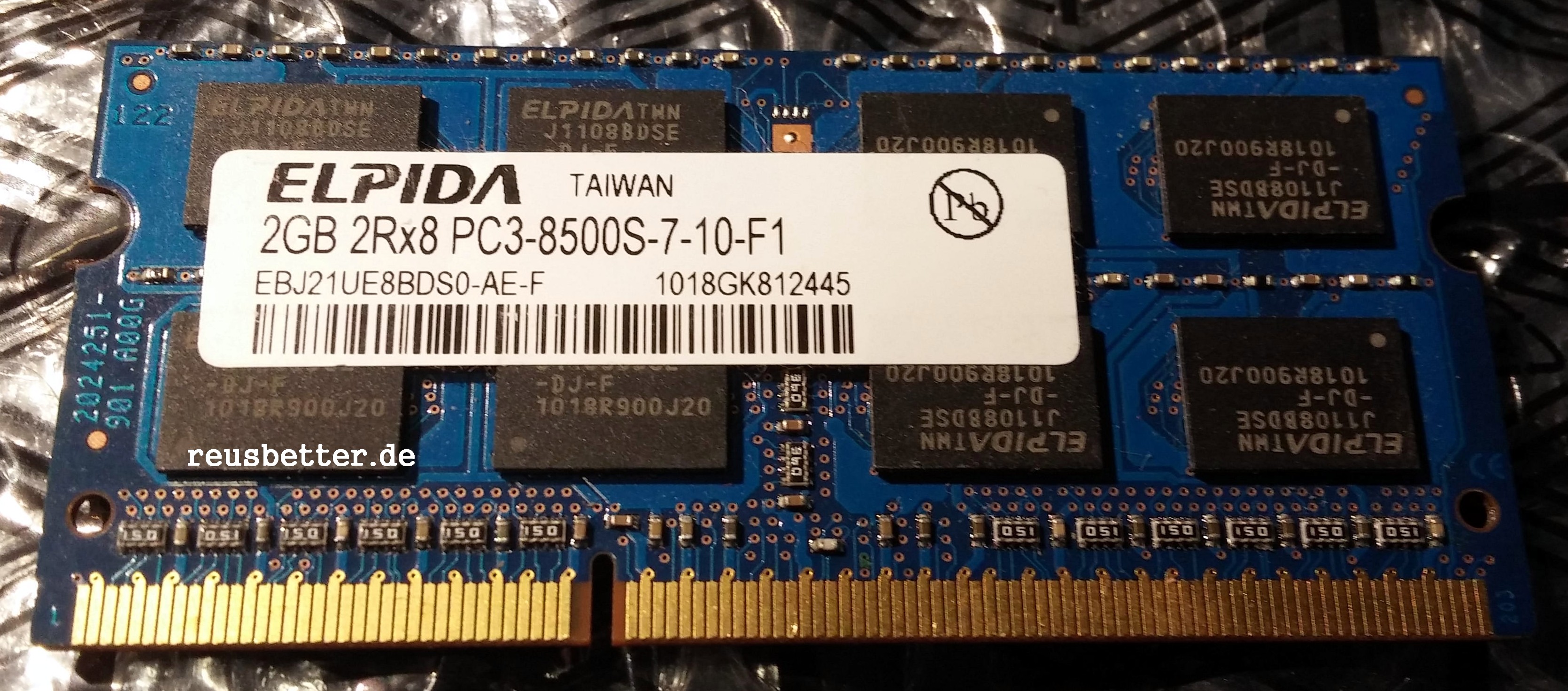 Elpida DDR3 Notebook RAM