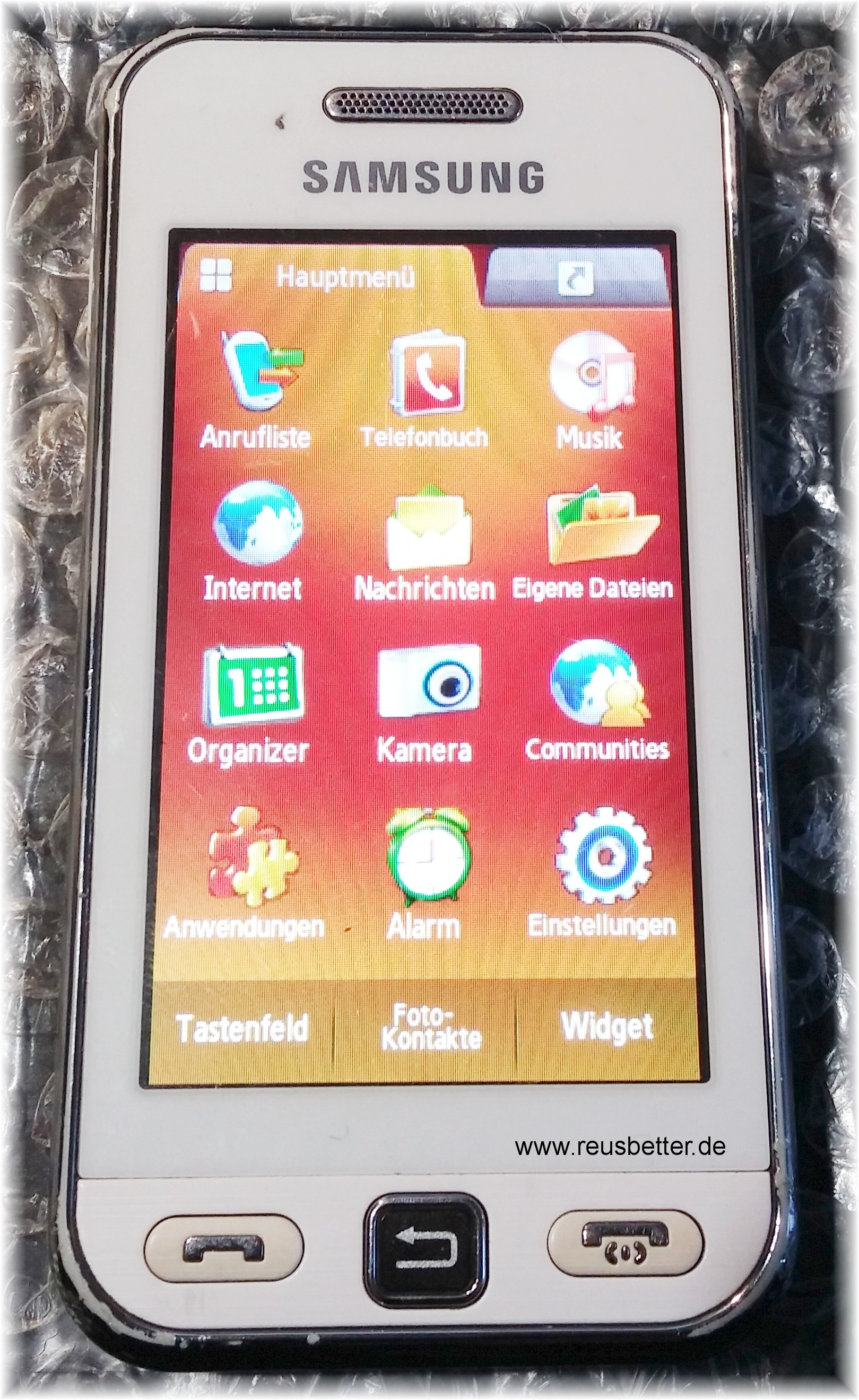 Samsung Star GT- S5230 Smartphone Snow White