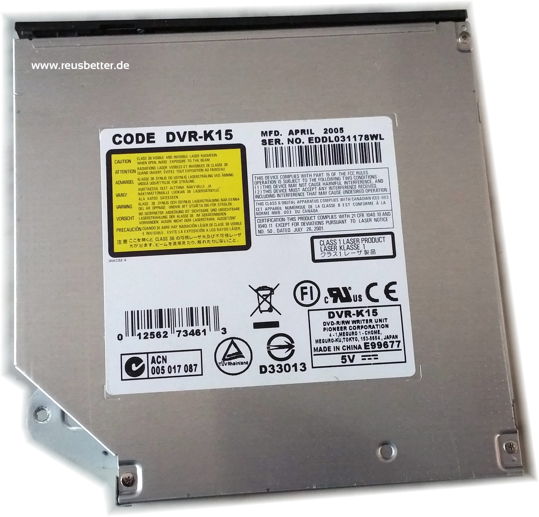 Targa Traveler 826T MT32 Original Notebook DVD±RW